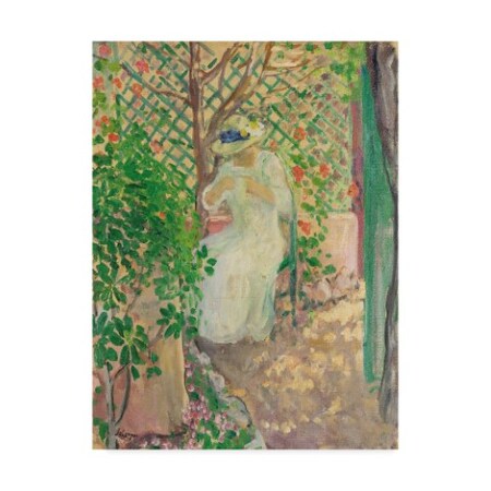 Trademark Fine Art Henri Lebasque 'Marthe Lebasque Dans La Gloriette' Canvas Art, 35x47 BL02338 ...